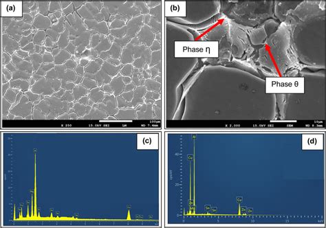 Sem Micrographs Of The As Cast Microstructure A Low Magnification