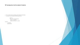 Files Concepts In Python Programming Pptx