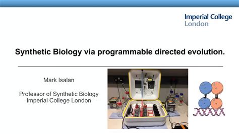 Synthetic Biology Via Programmable Directed Evolution Pdf