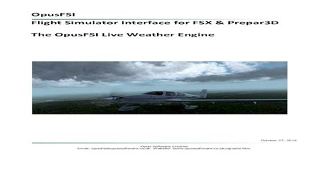 pdf opusfsi flight simulator interface for fsx and … flight simulator