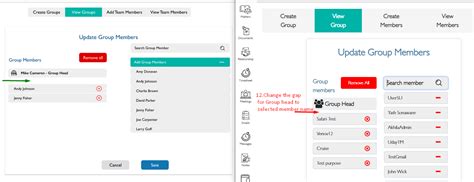 Bug View Groups Update Group Members List Search Bar Hint Text Highlighting On