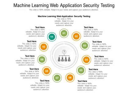 Machine Learning Application Security Testing PowerPoint Presentation And Slides SlideTeam