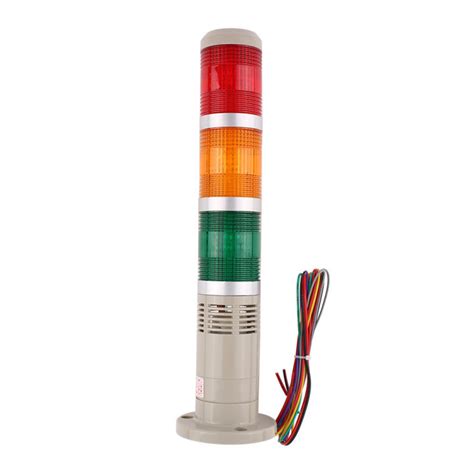 12V 24V Industrial Signal Tower Safety Stack Alarm Light LGP505 Led Multilayer Buzzer Caution