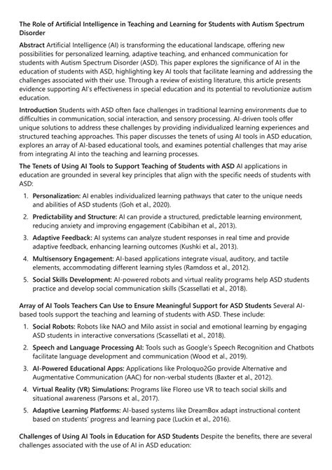 Pdf The Role Of Artificial Intelligence In Teaching And Learning For