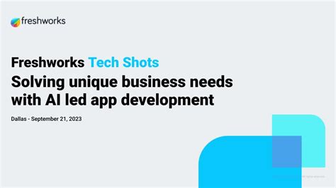 Freshworks Tech Shots Experience Freddy Copilot For Developers In Dallas Connect