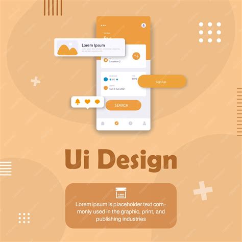 Premium Vector Ui Design For Smartphone Elements Collection