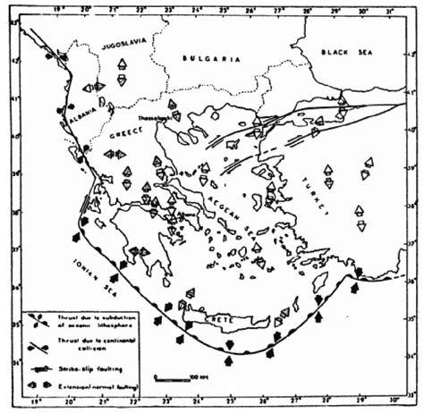 7 The Main Features Of Active Tectonics In The Aegean And The