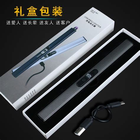 家用点火器香蕉蜡烛usb电子脉冲打火神器充电棒枪厨房点煤燃气灶 虎窝淘