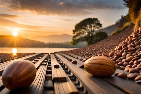 Premium Ai Image A Boat With A Bunch Of Balls On It