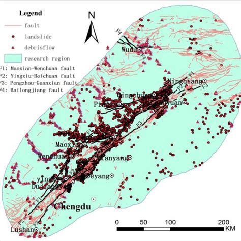 Pdf Distribution Characteristics Of Landslides And Debris Flows In