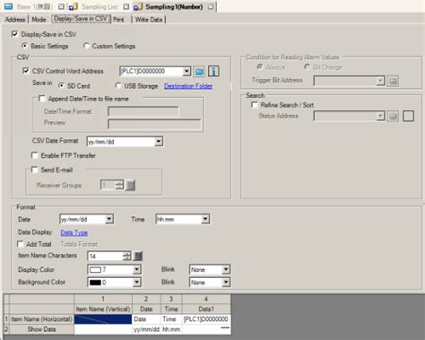 25 7 1 procedure saving sampled data to csv files