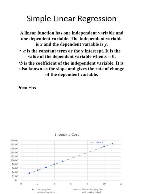 1 simple linear regression pdf mean squared error dependent and