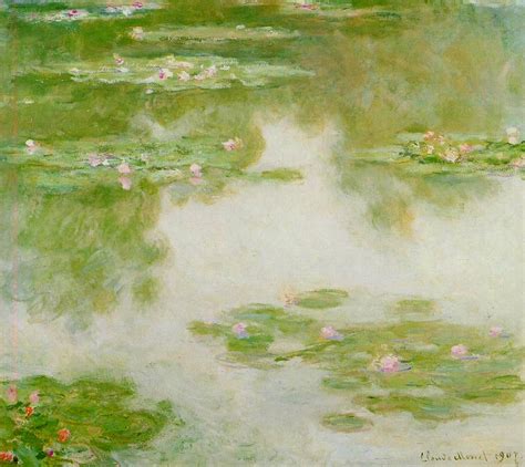 Water Lilies 1907 By Claude Monet Artchive