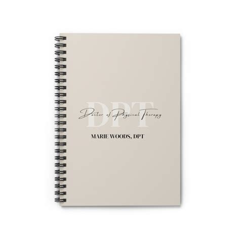 Personalized Physical Therapy Notebook Pt T Physical Therapists