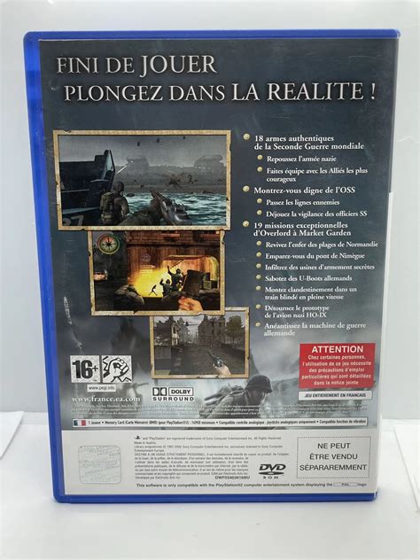 Medal Of Honor Frontline Ps2 Fr Playstation 2 Retrobroker