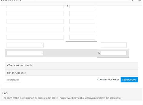 Solved Prepare An Income Statement For The Year Ended