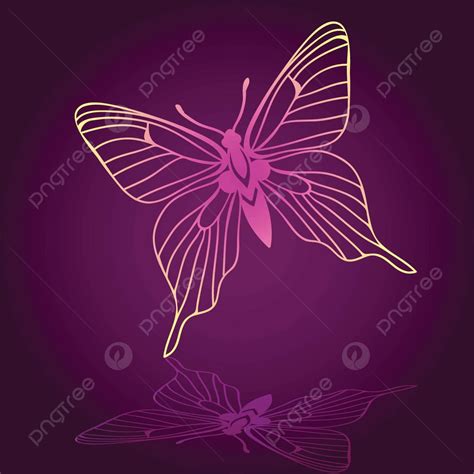 Various Vector Butterflies Onbackground Elegance Element Backdrop Vector Elegance Element