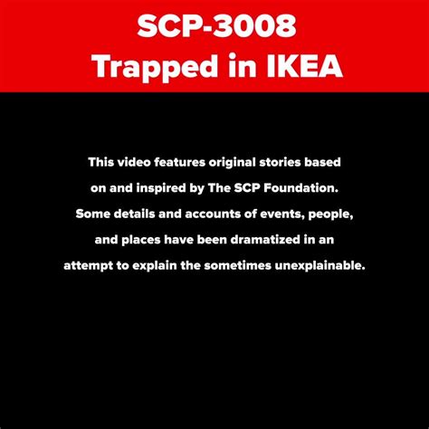 Scp 3008 Trapped In Ikea Scp Animation And Story Scp 3008 Is Scp Foundation Euclid Object