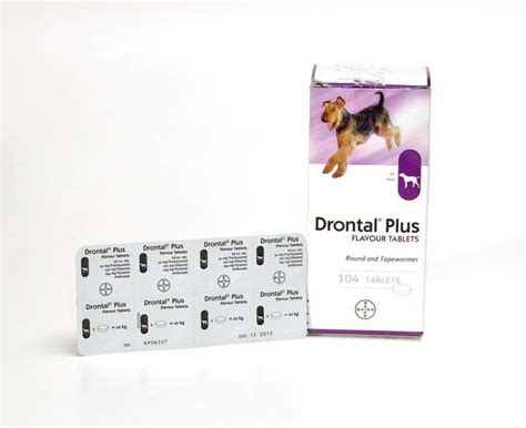 Drontal Plus Flavour And Drontal Plus Xl Tablets York Vet Supplies