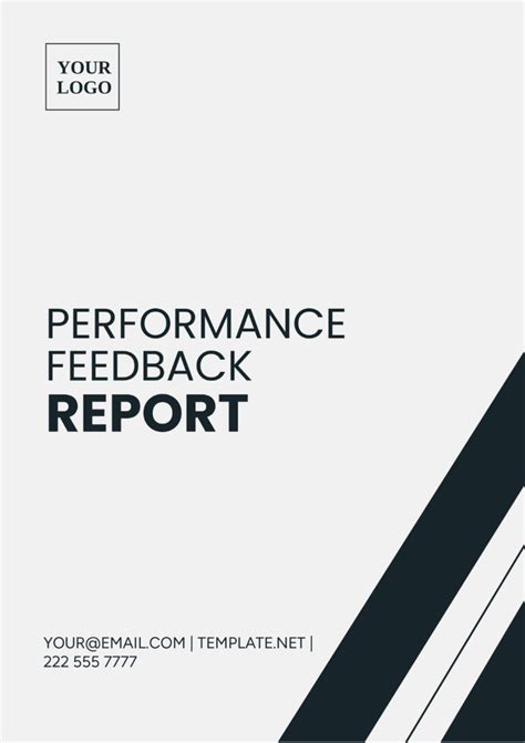 Free Performance Feedback Report Template To Edit Online