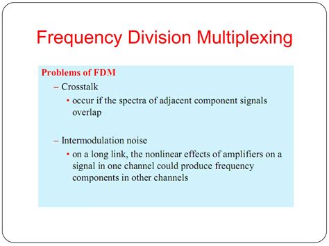 Multiplexing Frequency Division Multiplexing Fdm Time Division
