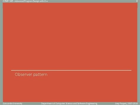 Comp 345 Advanced Program Design With C 1