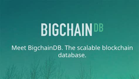 The World Needs A Scalable Blockchain Database