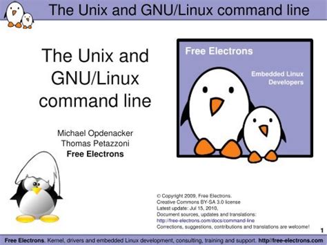 The Unix And Gnulinux Command Line Free Electrons