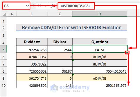 How To Remove DIV Error In Excel Methods ExcelDemy