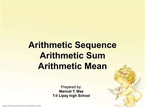 Lesson 1 Math 10 W1q1 Arithmetic Sequences And Seriespptx