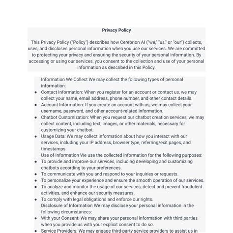 Privacy Policy Pdf Docdroid