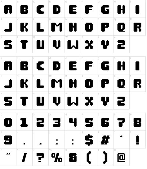 폰트 다운로드 Shape Bit