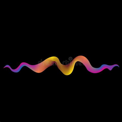 Modern Colorful Flow Wave Vector Liquid Shape Stock Vector