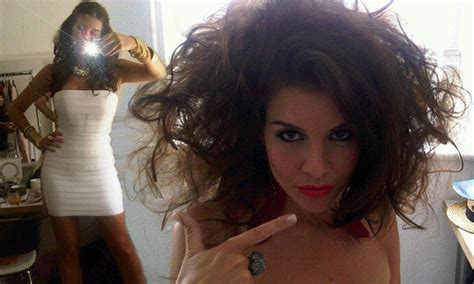 Imogen Thomas Posts Behind The Scenes Snaps Of Shoot Showing Off Huge Hair And Tiny Dress