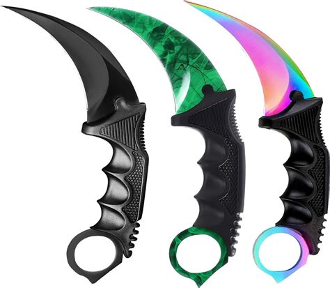 Milaloko 3 Pieces Karambit Knife Fixed Blade Knives