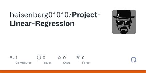 Github Heisenberg Project Linear Regression