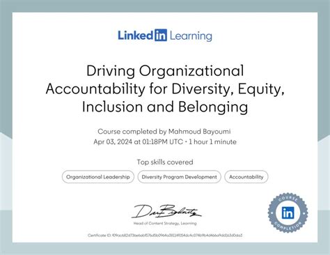 Mahmoud Bayoumi On Linkedin Certificate Of Completion