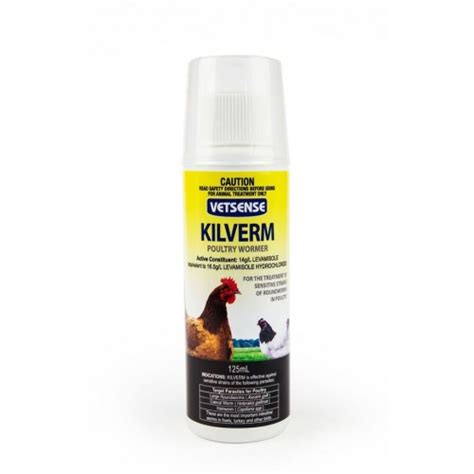 Kilverm Poultry Wormer 125ml Hewitt And Whitty