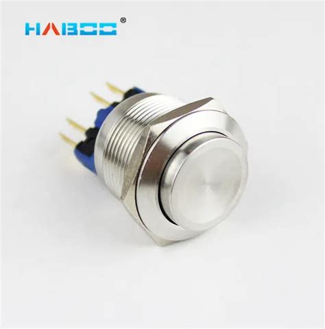 Haboo 22mm Metal Momentary Maintained Push Button Switch Waterproof 12v Push Button Switches