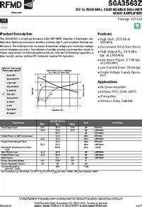 Sga 3563 Datasheet Specifications Package Case 6 Tssop Sc 88