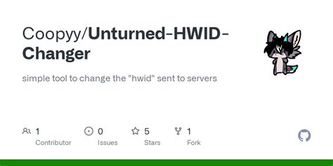 GitHub Coopyy Unturned HWID Changer Simple Tool To Change The Hwid Sent To Servers