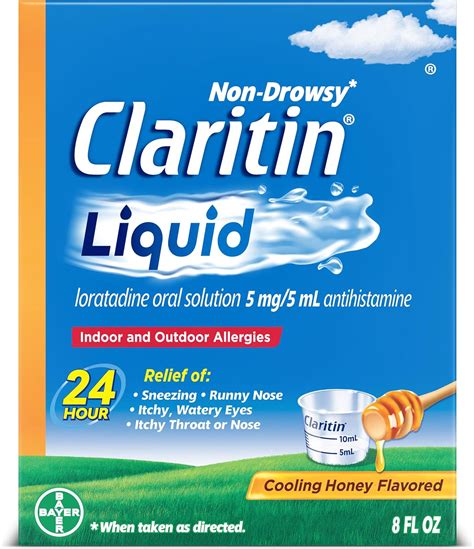 Claritin® Líquido Medicamento Antialérgico Para Adultos Loratadina 24