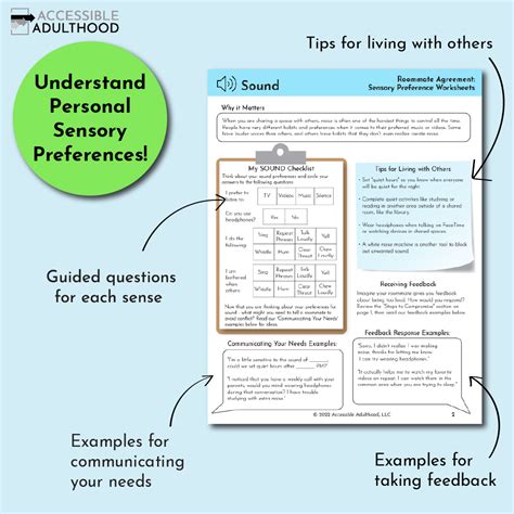 Adult Sensory Processing Preferences For Roommates Your Therapy Source