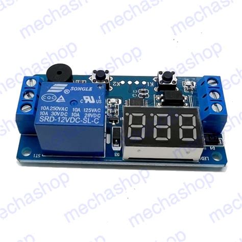 เครื่องตั้งเวลาเปิดปิดอุปกรณ์12v Display Digital Delay Timer Control