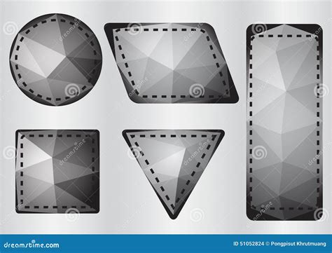 polygon label stock vector illustration of rectangle 51052824