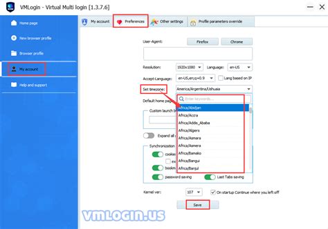 Vmlogin Time Zone Setting Vmlogin Help Center