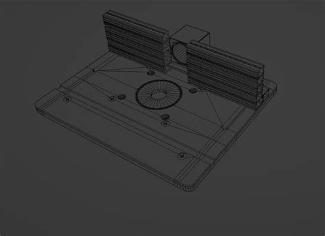 Router Table Insert 3d Model Cgtrader