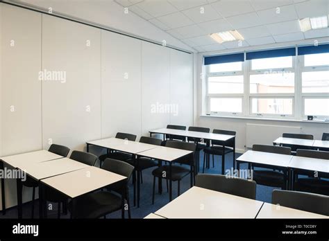 Empty University Classroom