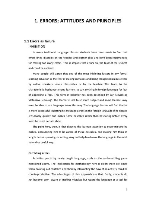 Error Analysis Summary Docx