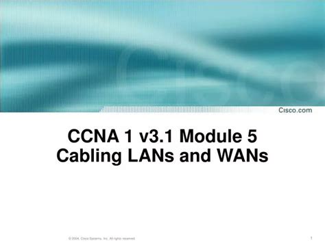 Ppt Understanding Lan And Wan Cabling Implementation Connectivity And Beyond Powerpoint